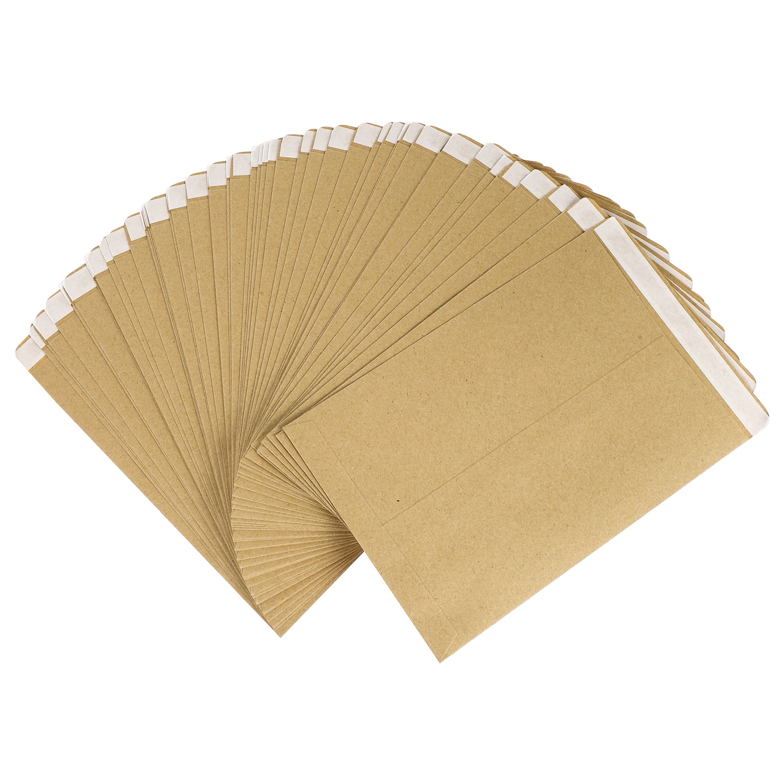 50 Pcs Kraft Envelope Blank Envelopes Business Card Envelopes Kraft ...