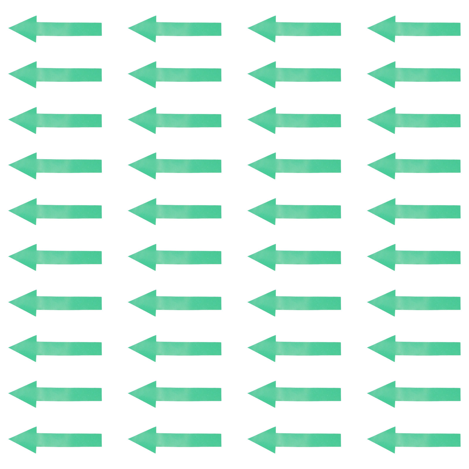 50 Pcs Labels Arrow Label Sticker Gym Stickers 10X3X0.1cm Green ...