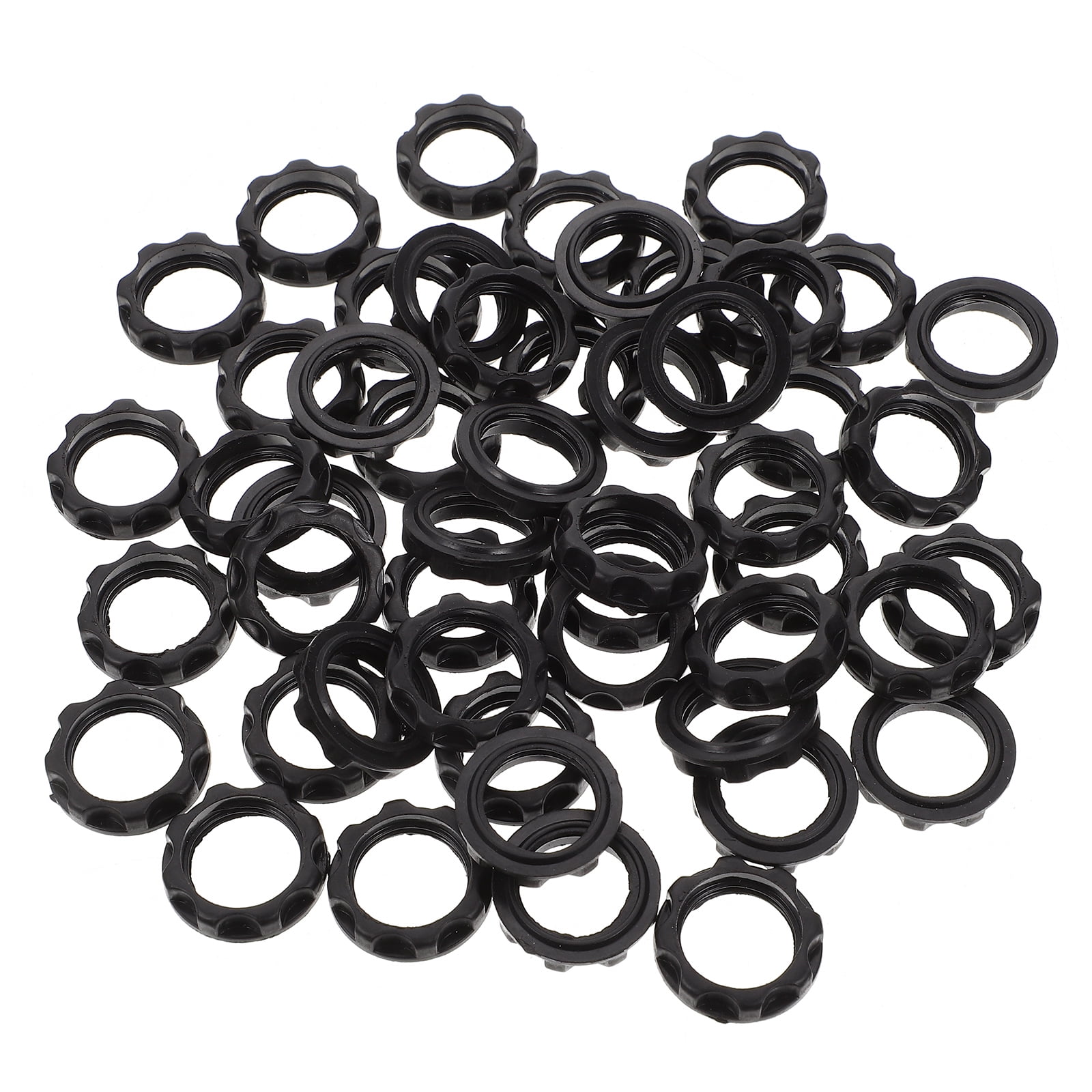 50 Pcs Lamp Holder Ring Circle DIY Light Ceiling Bulb Socket Adapter ...