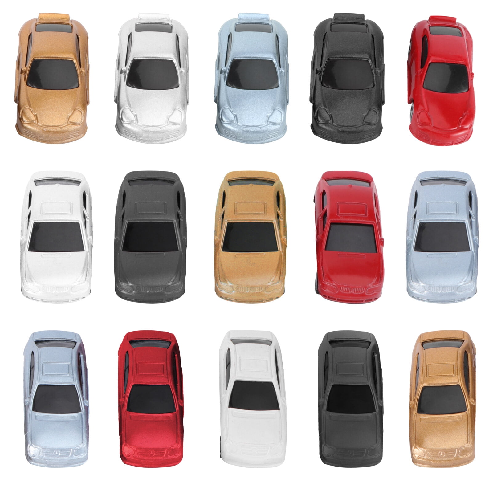 50 Pcs Layout Model Cars Model Car Display Lifelike Model Car ...