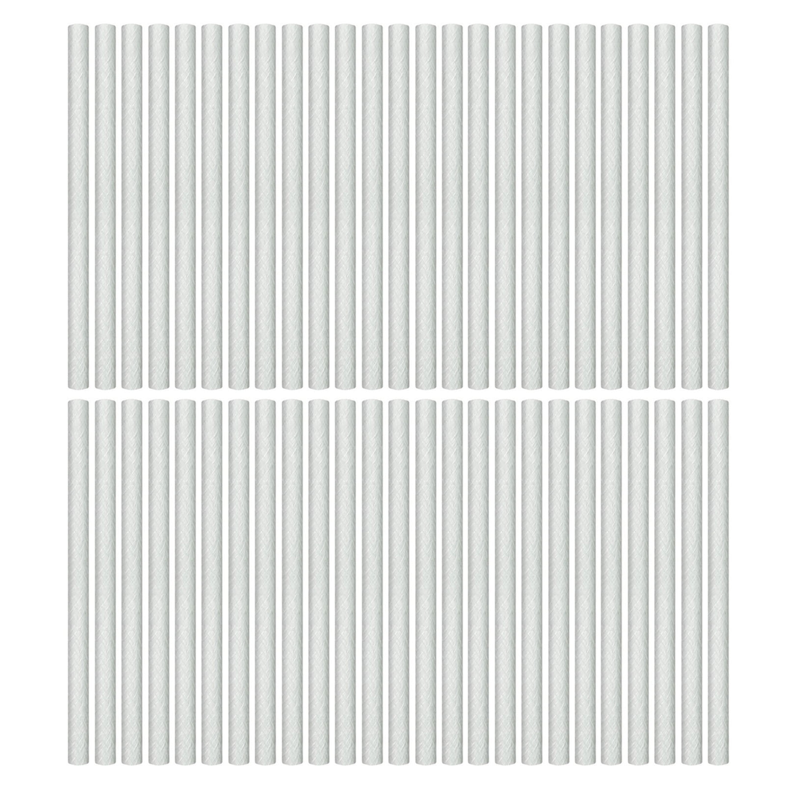 50 Pcs Lighting Torches Wick Glass Fiber Wicks Replacement Long-Lasting ...