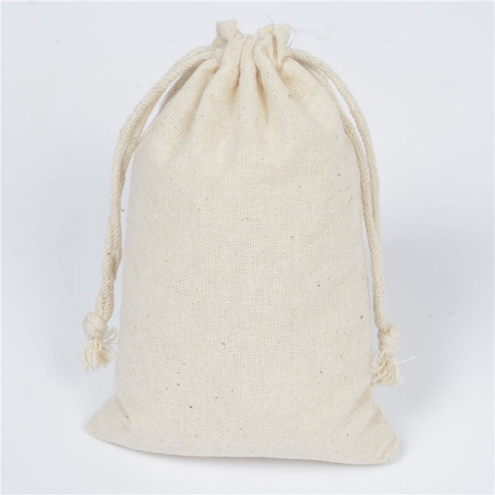 50 Pcs/Lot Cotton Drawstring Storage Bags Christms Wedding Gift DIY ...