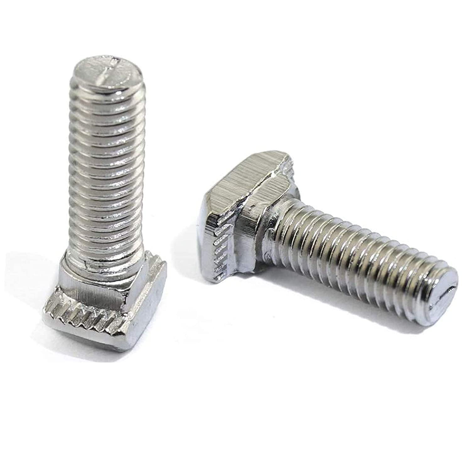 50 Pcs M10 x 30mm Thread T Slot Drop-in Bolt T-Bolt Hammer Head Bolt T ...