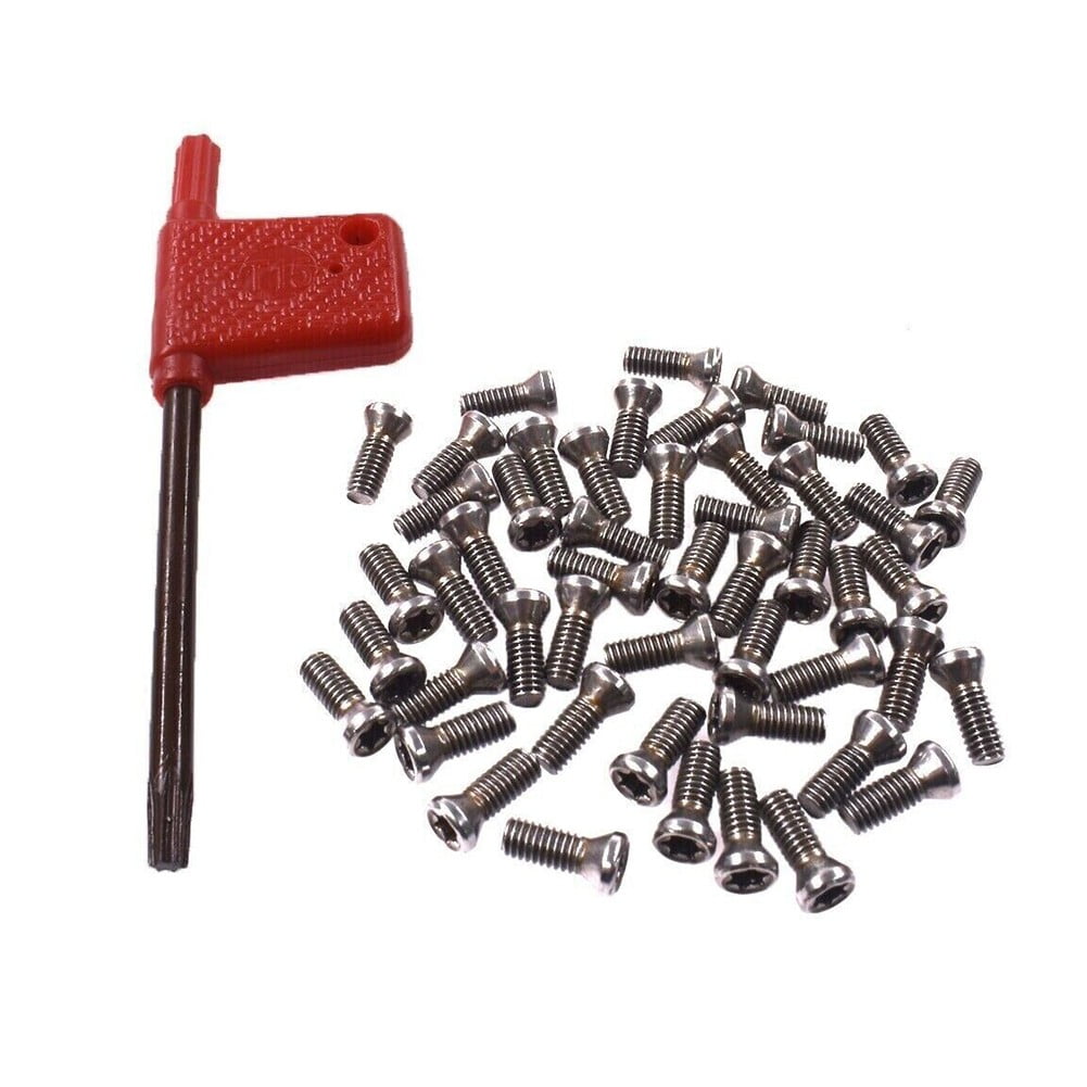 50 Pcs M3 x 8mm Insert Torx Screw for Carbide Inserts Lathe Tool ...