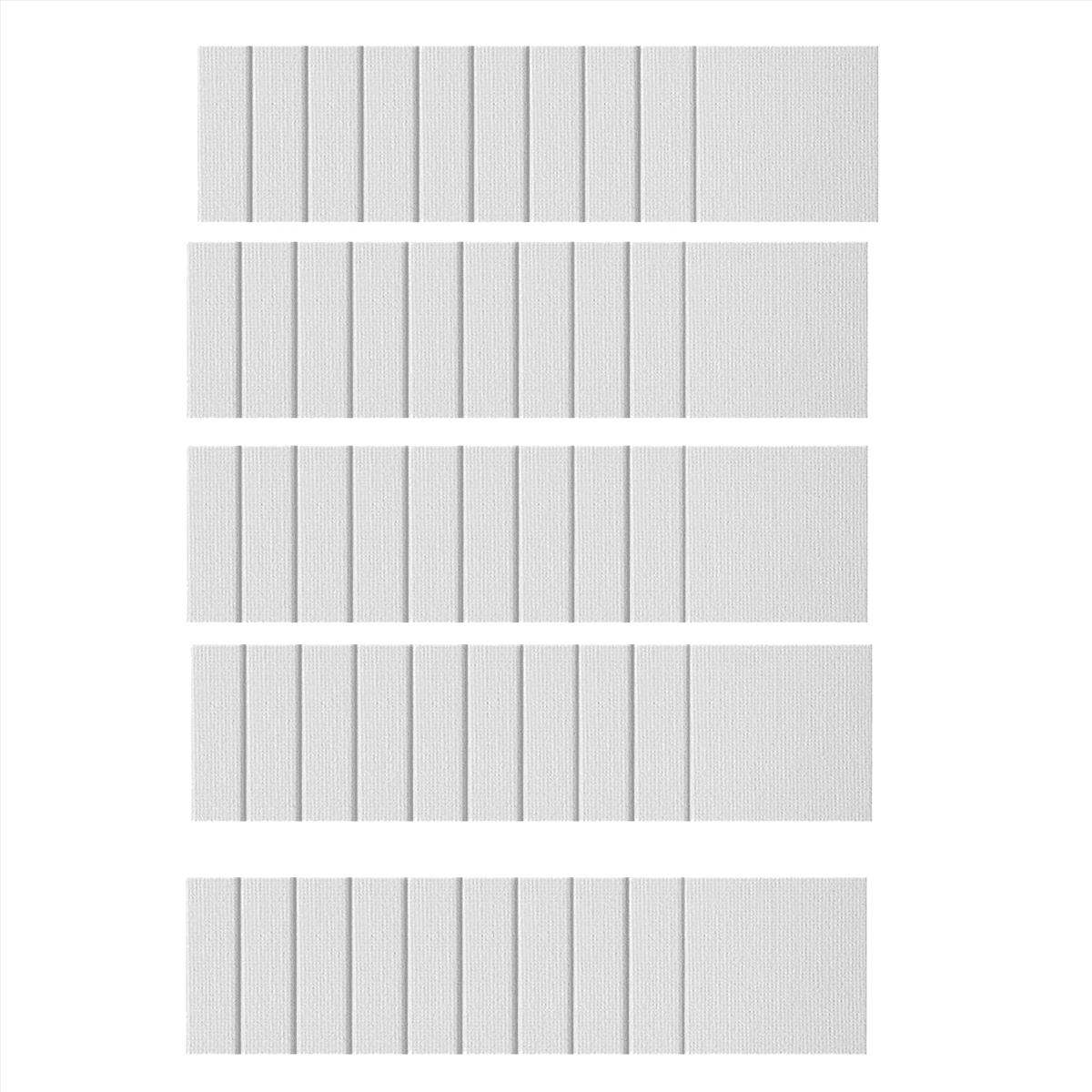 50 Pcs Magnetic Painting Canvas Panel 3x3 Inches Boards Canvases for ...
