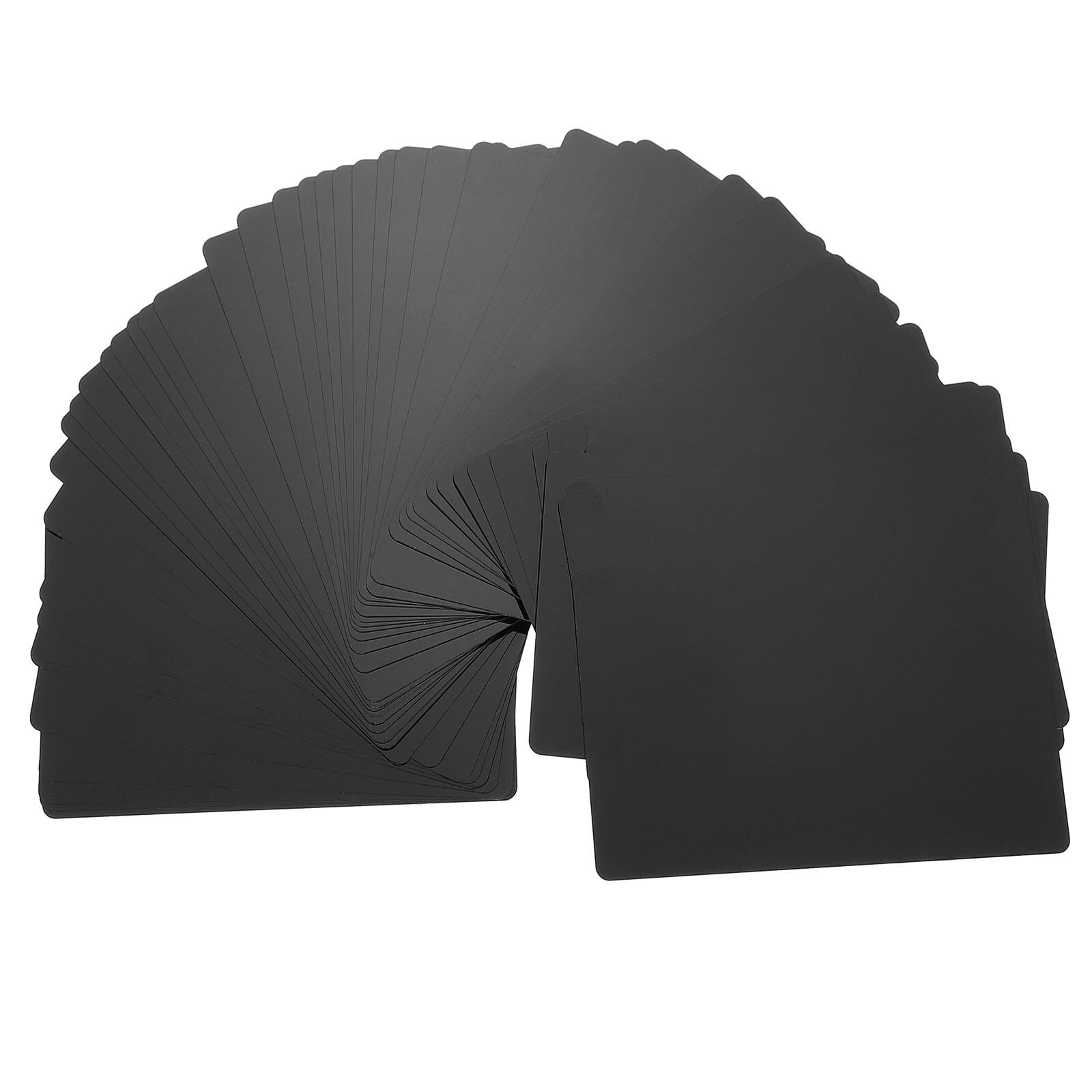 50 Pcs Marking Special Metal Business Cards Pen Stickers Label Pad ...