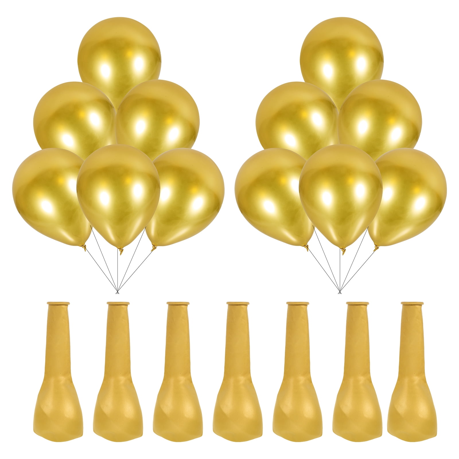 50 Pcs Metal Balloon Ballon Party Latex Balloons Metallic Balloon ...