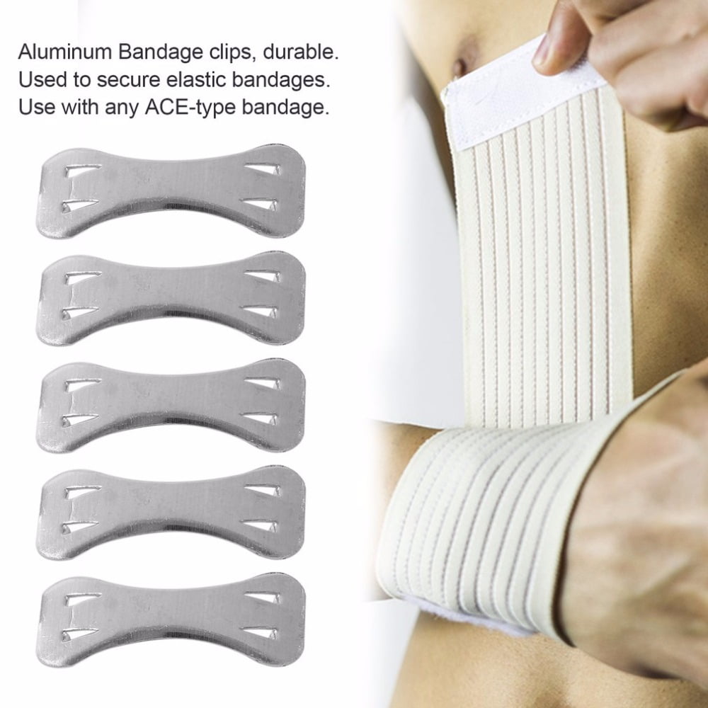Ace Type 50 Pcs Metal Style Bandage Wrap Fasteners, Elastic Body Wrap ...