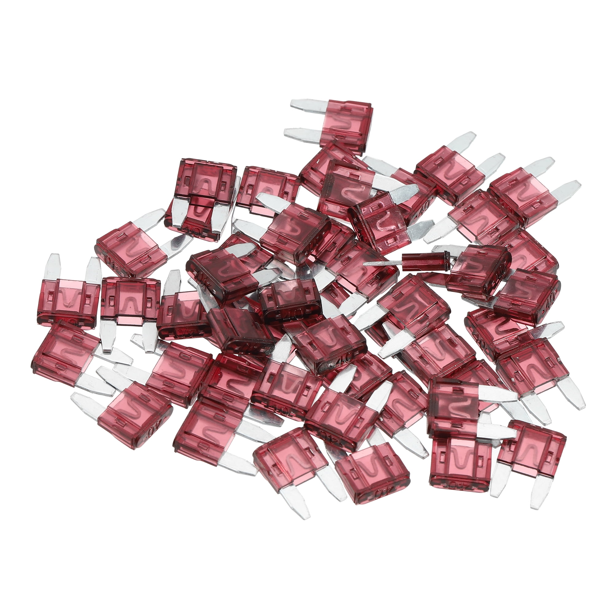 50 Pcs Mini 40AMP APM/ATM Universal Car Blade Style Fuses Short Circuit ...