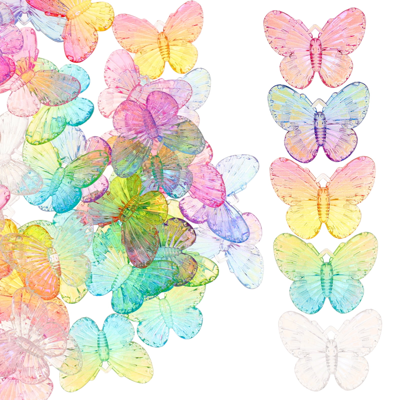 Raindrops Miniature Butterfly Mini Butterflies Ornaments Gradient ...