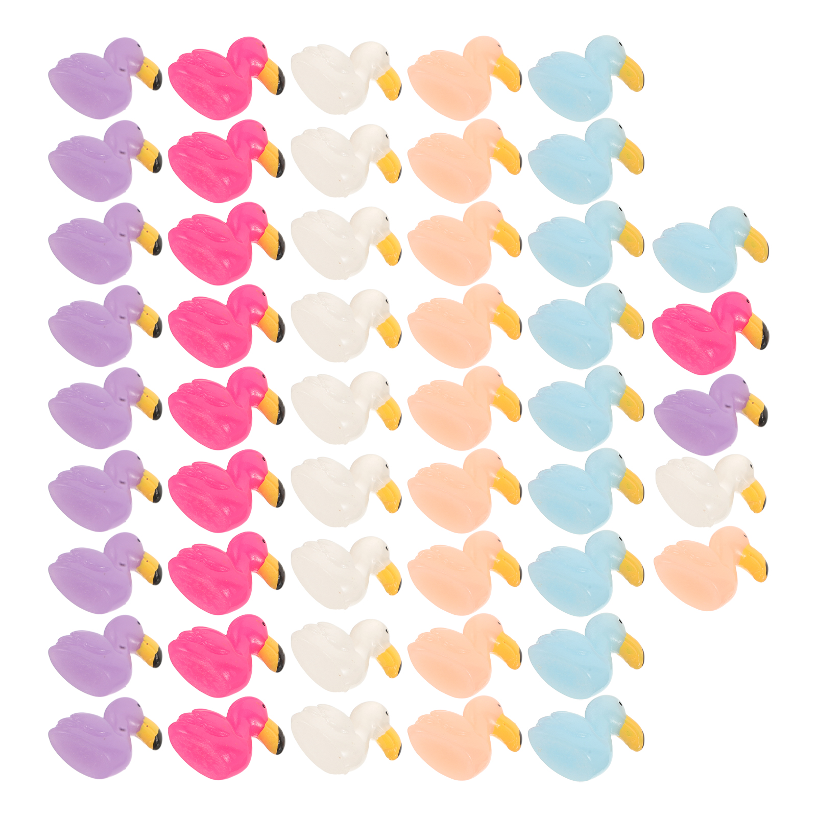 50 Pcs Mini Flamingos Figurine Colorful Figurines Toy Craft - Walmart.com