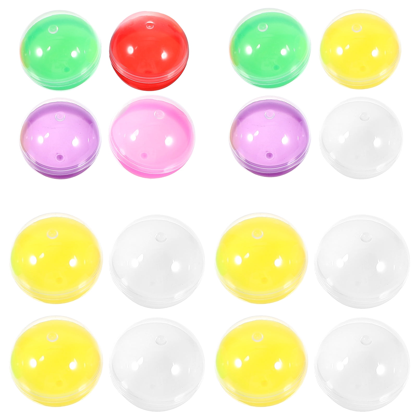 50 Pcs Mini Gumball Machine for Kids Egg Capsule Shell Child - Walmart.com