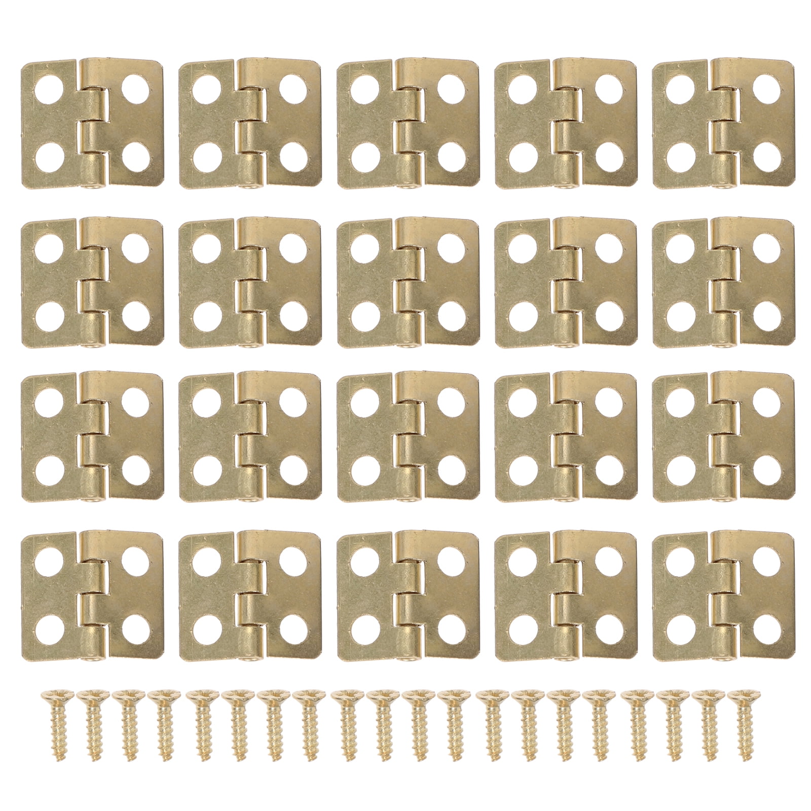 50 Pcs Mini Hinge Miniature Furniture Hinges Small for Handmade Crafts ...