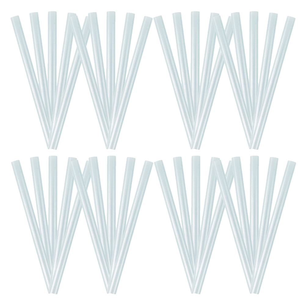50 Pcs Mini Hot Glue Sticks Bulk Acrylic Dowel Rods Heater DIY Sky-blue ...