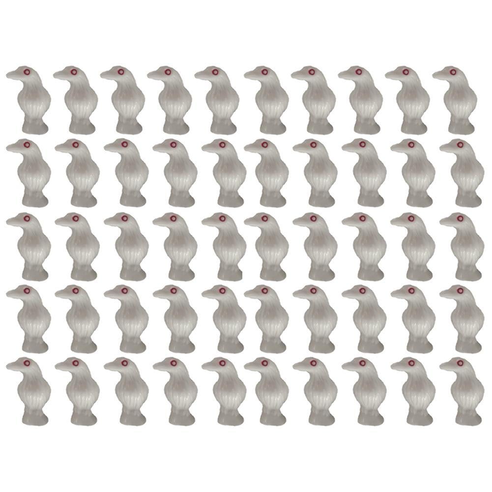 50 Pcs Mini Resin Crows Bulk Black Raven Figurines, Halloween Table ...