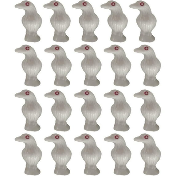 50 Pcs Mini Resin Crows Bulk Black Raven Figurines, Luminous Realistic ...