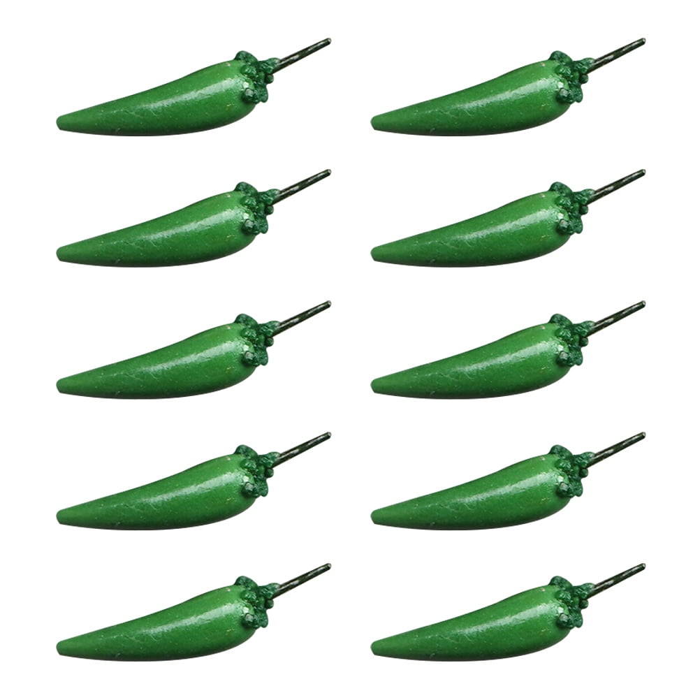 50 Pcs Miniature Hot Pepper Simulation Chili Models Mini Vegetables ...