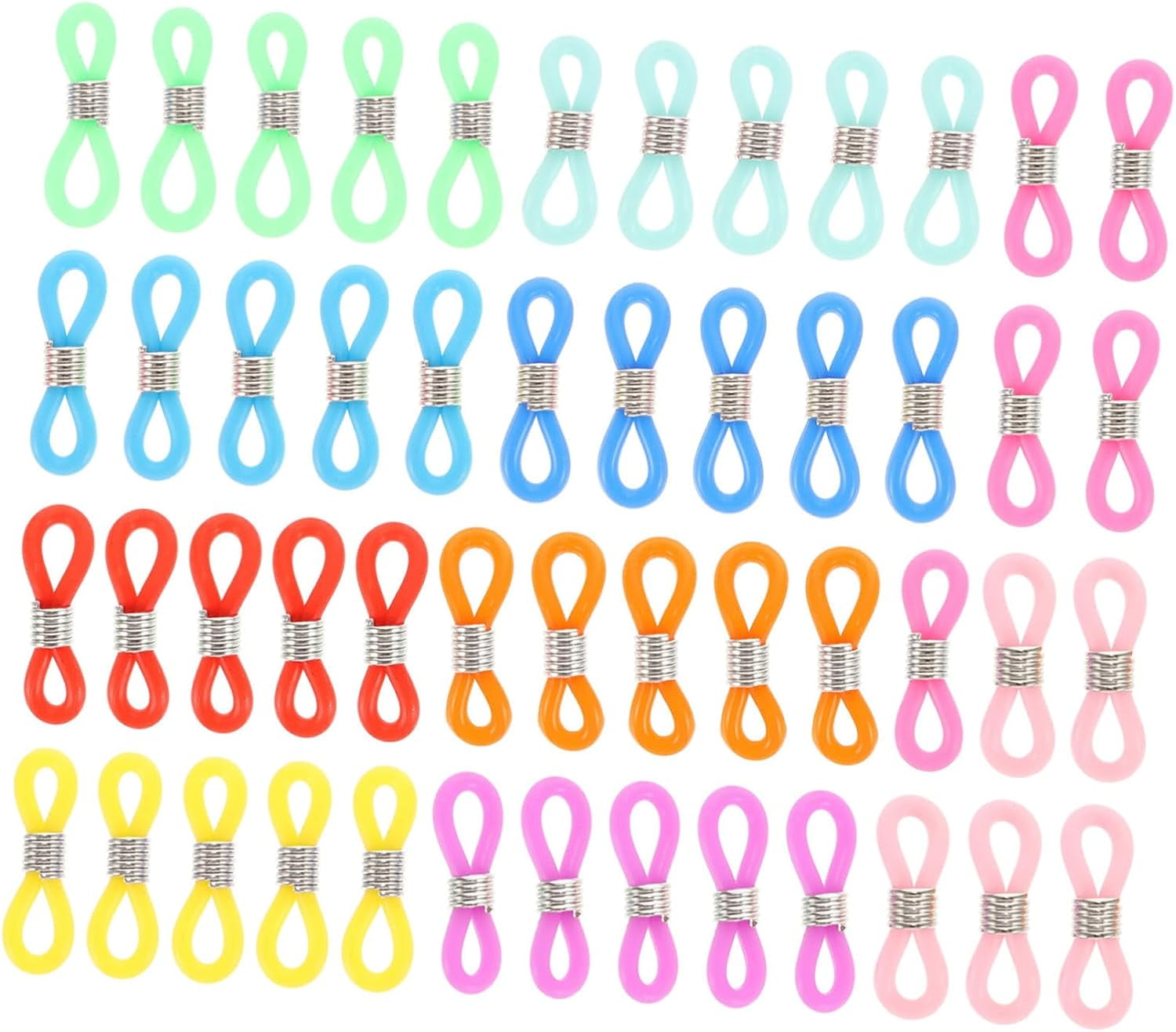 50 Pcs Mirror Skid Ring Colorful Sunglasses Kids Round Sunglasses Sun ...