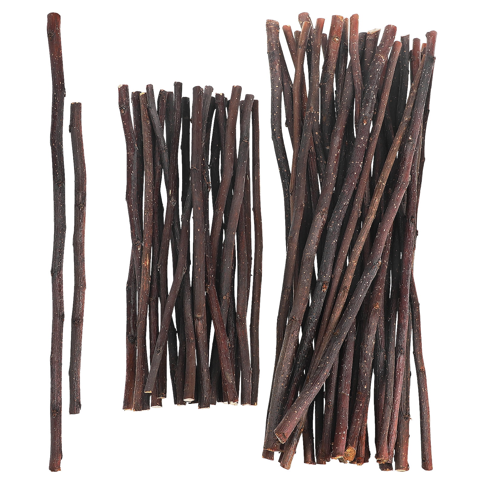Wooden Sticks for Crafts Assorted Color Natural Wood DIY Use 50 Pcs ...