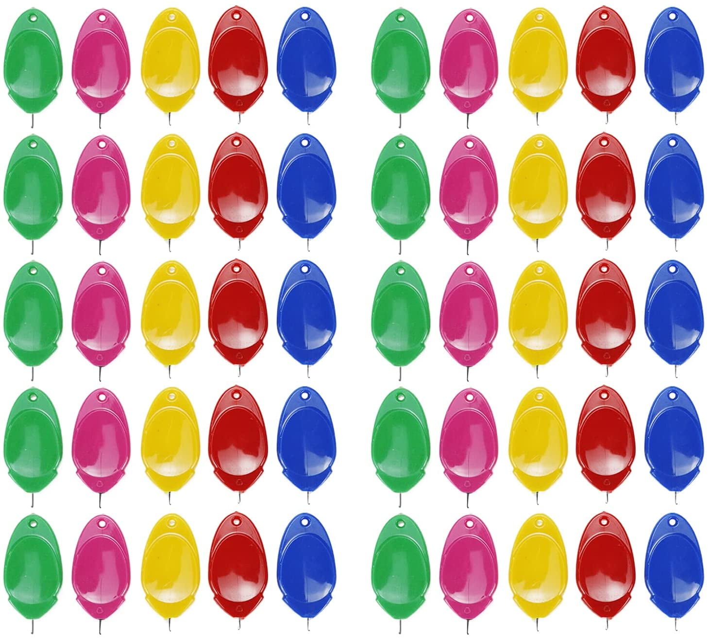 50 Pcs Needle Threaders, Needle Threader for Sewing Machine Small Eye ...