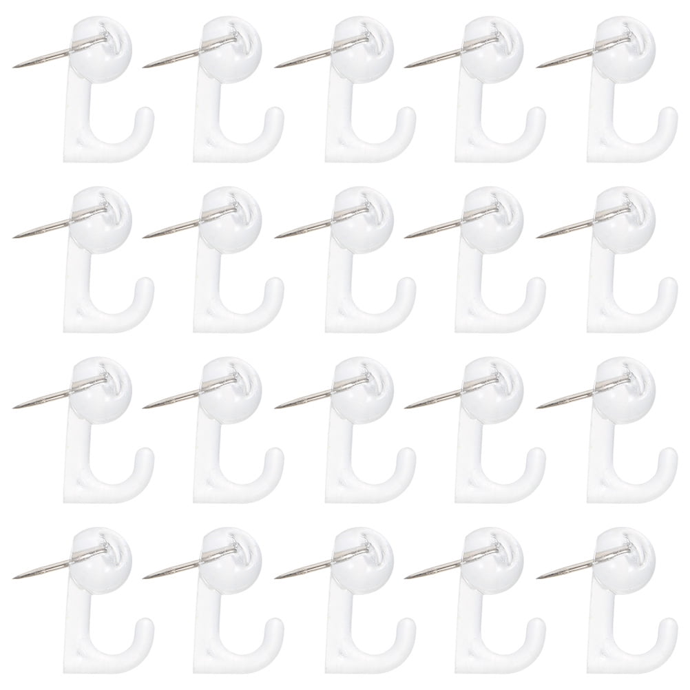 50 Pcs Office Thumbtacks Heavy Duty Push Pins Reminder Clip Key Pocket ...