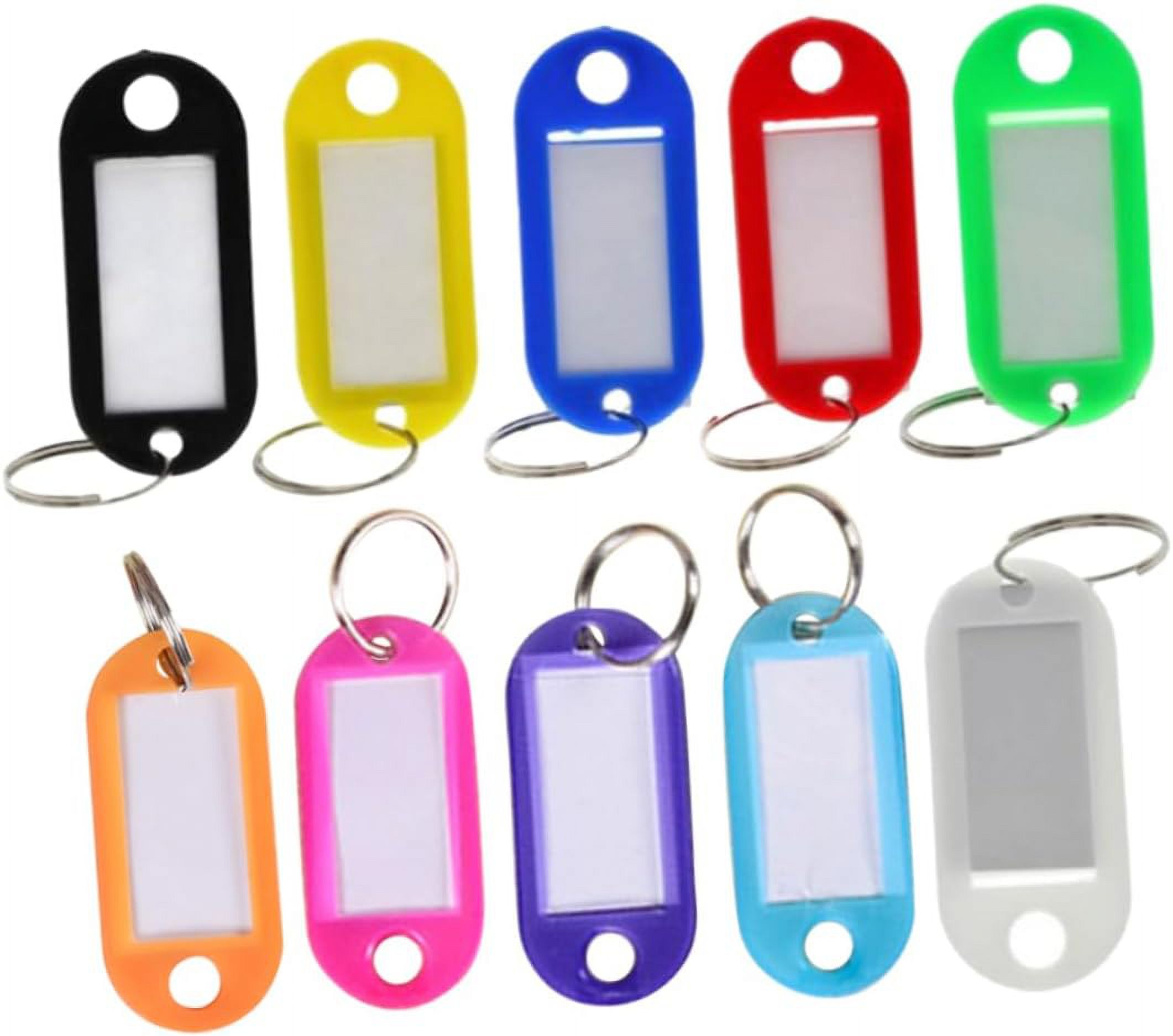 50 Pcs Orange Key TagsYellow Key Tag Black Key Tag Magenta Key Tag Name ...