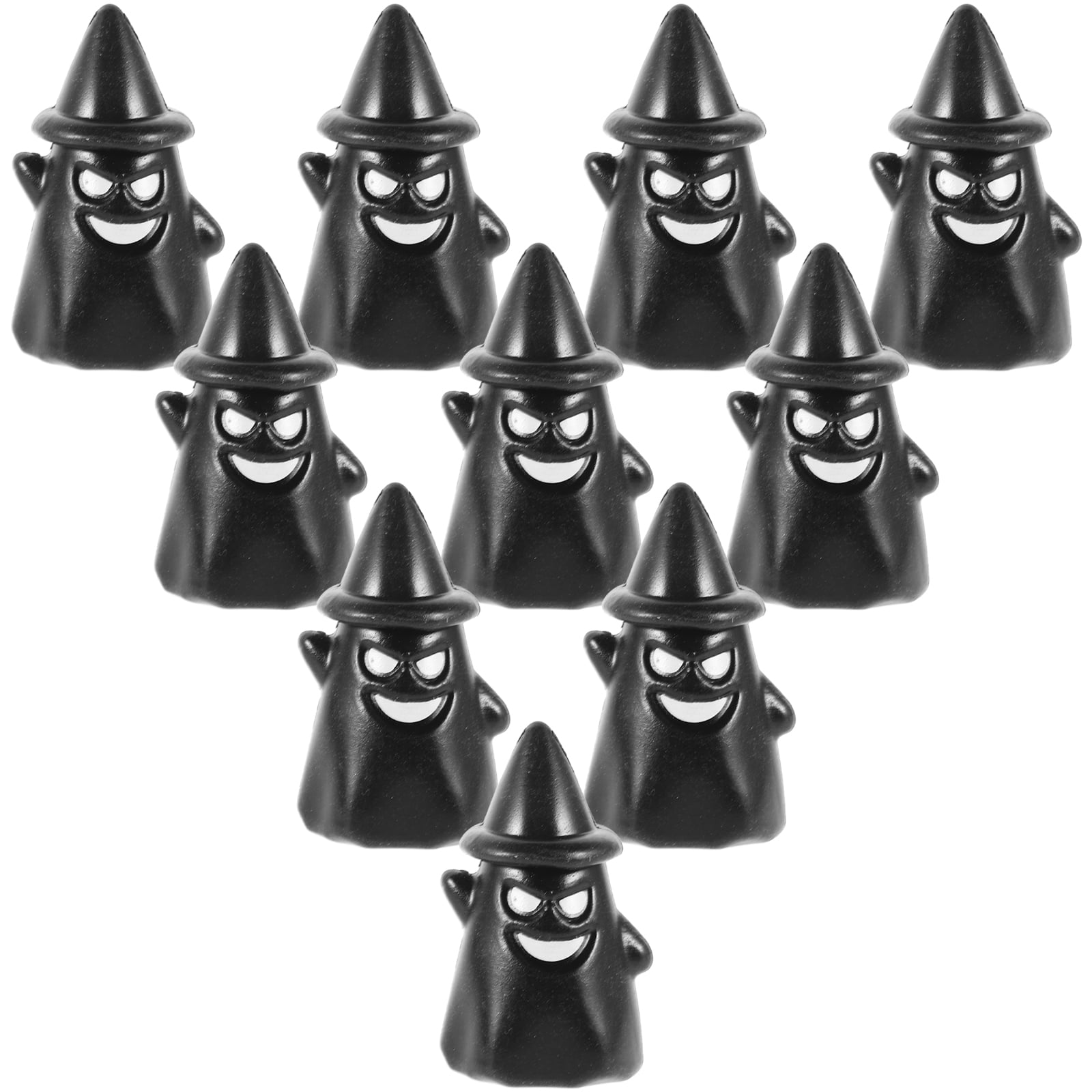 WRISTBIQUE Owl Figurines Mini Resin Owls Black Plastic 50pcs Decorative ...