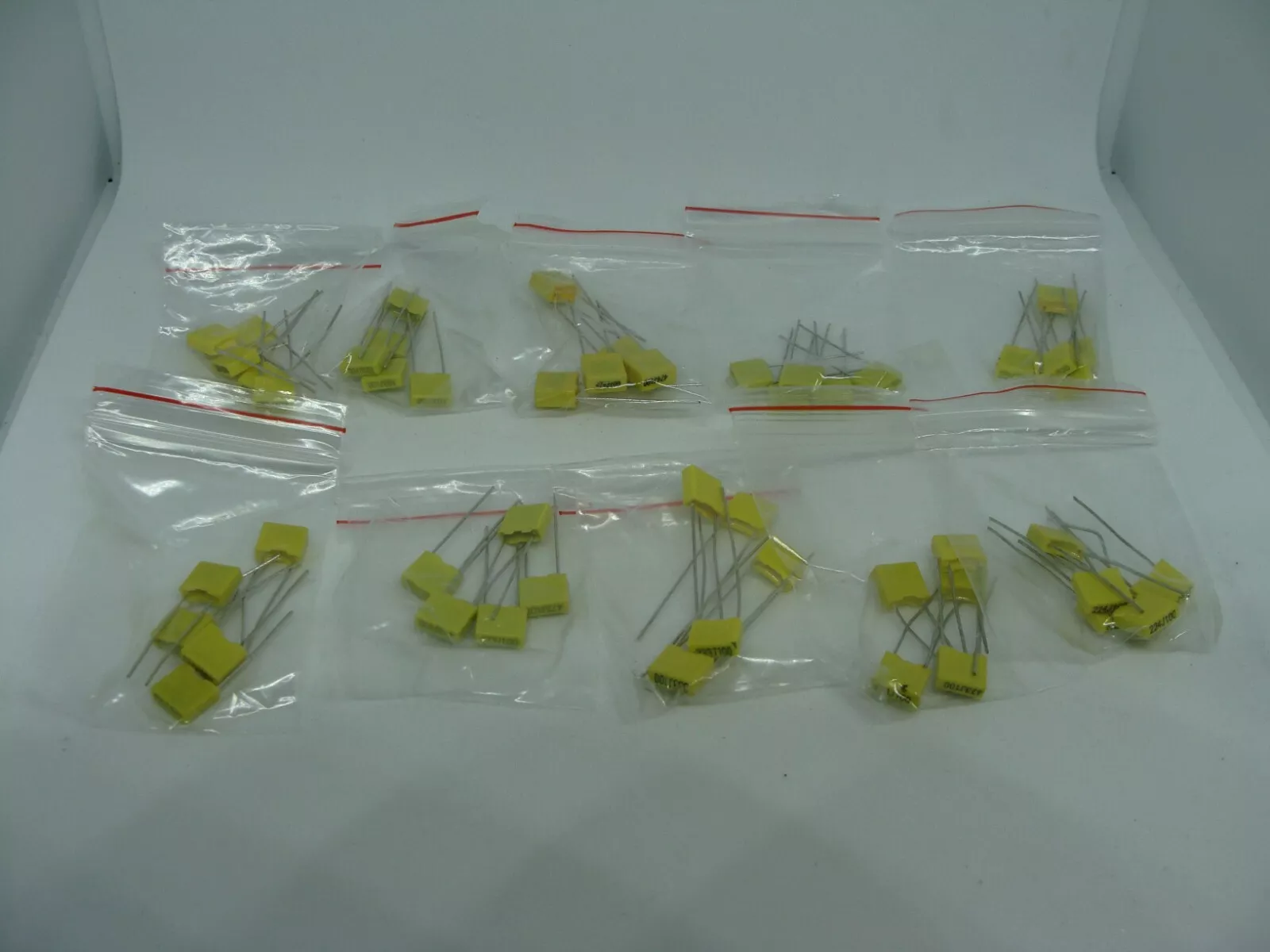50 Pcs Pack Kit Correction Capacitor 10 Values 5 Units Each 100V 102J ...
