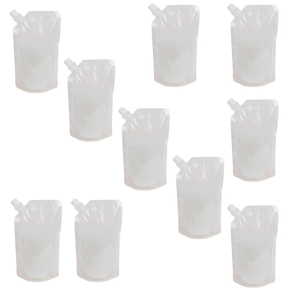 50 Pcs Packing Bag Plastic Straws Drink Pouch Juice Bags with Straws ...
