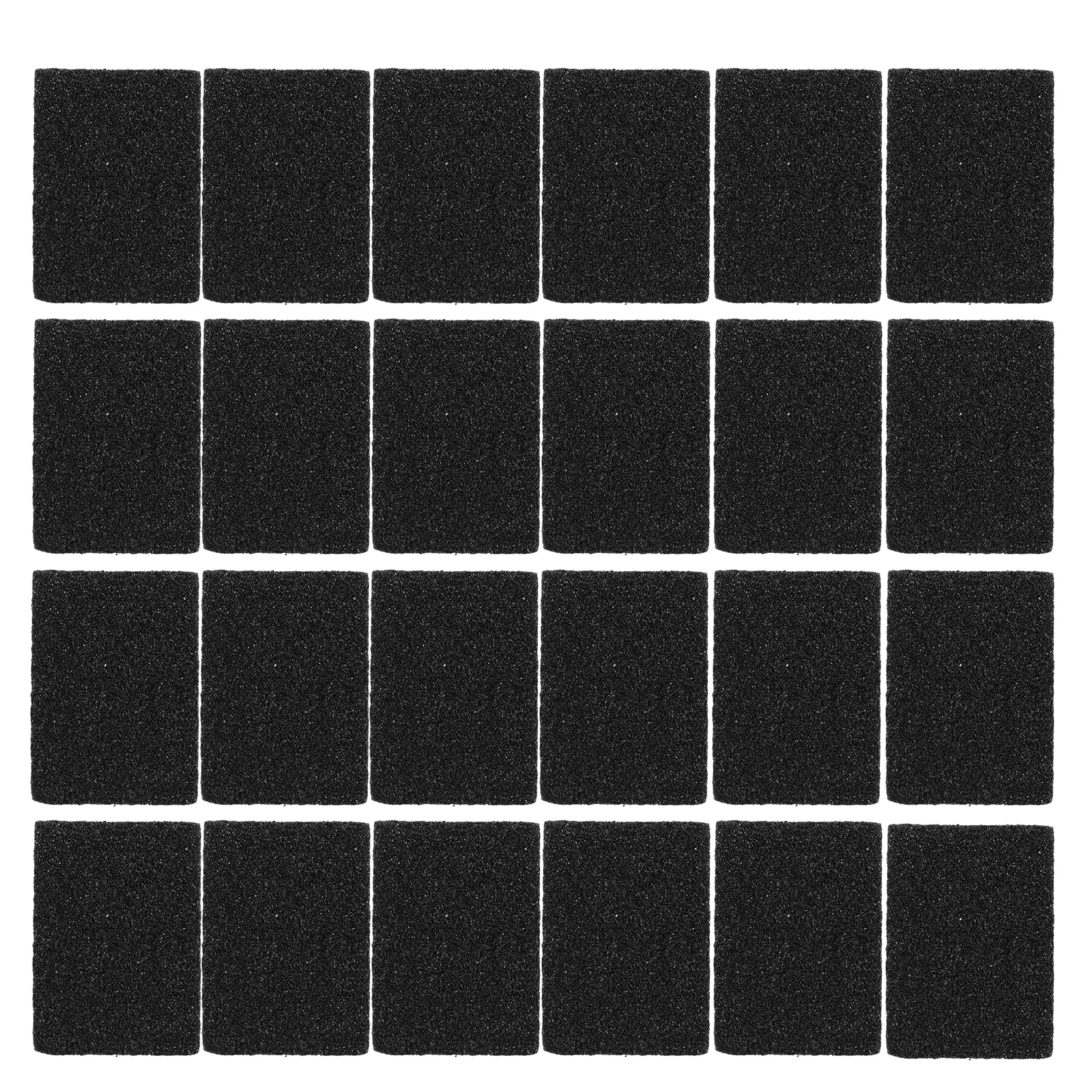 50 Pcs Pail Sponge Nail File Pretty Nail Files 3.5X2.5X1CM Black ...
