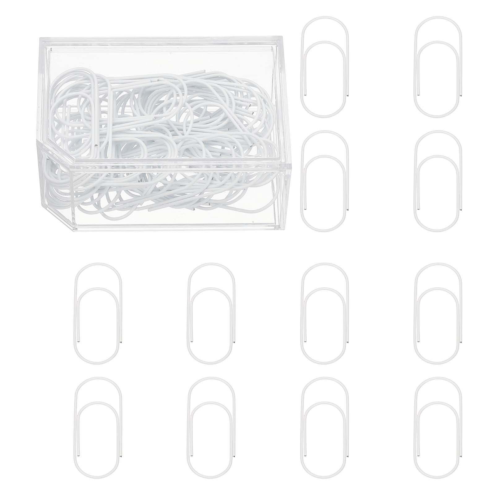 50 Pcs Paper Clip, Non-Skid Metal Paper Clamp Clips for Office Supplies ...