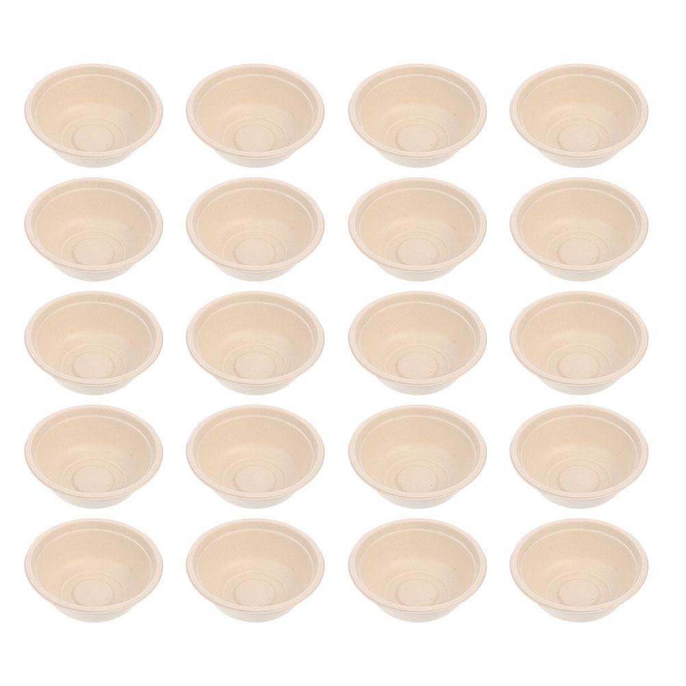 50 Pcs Paper Food Bowls Food Serving Bowls Party Disposable Food ...