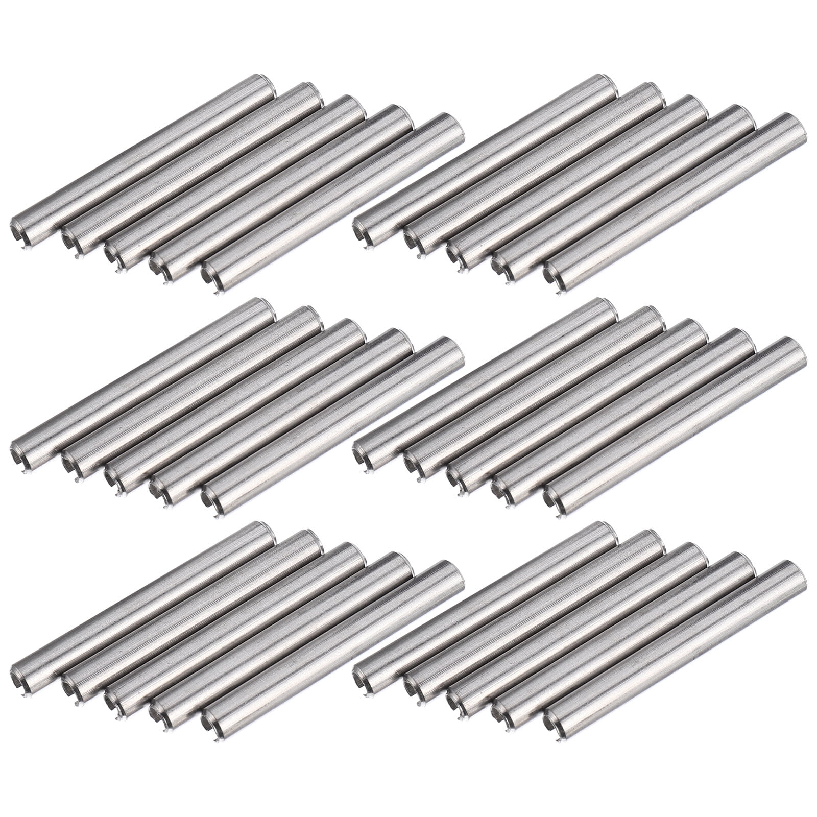 50 Pcs Parallel Pin Springs Sprung Positioning Pin Coiled Spring Pin ...