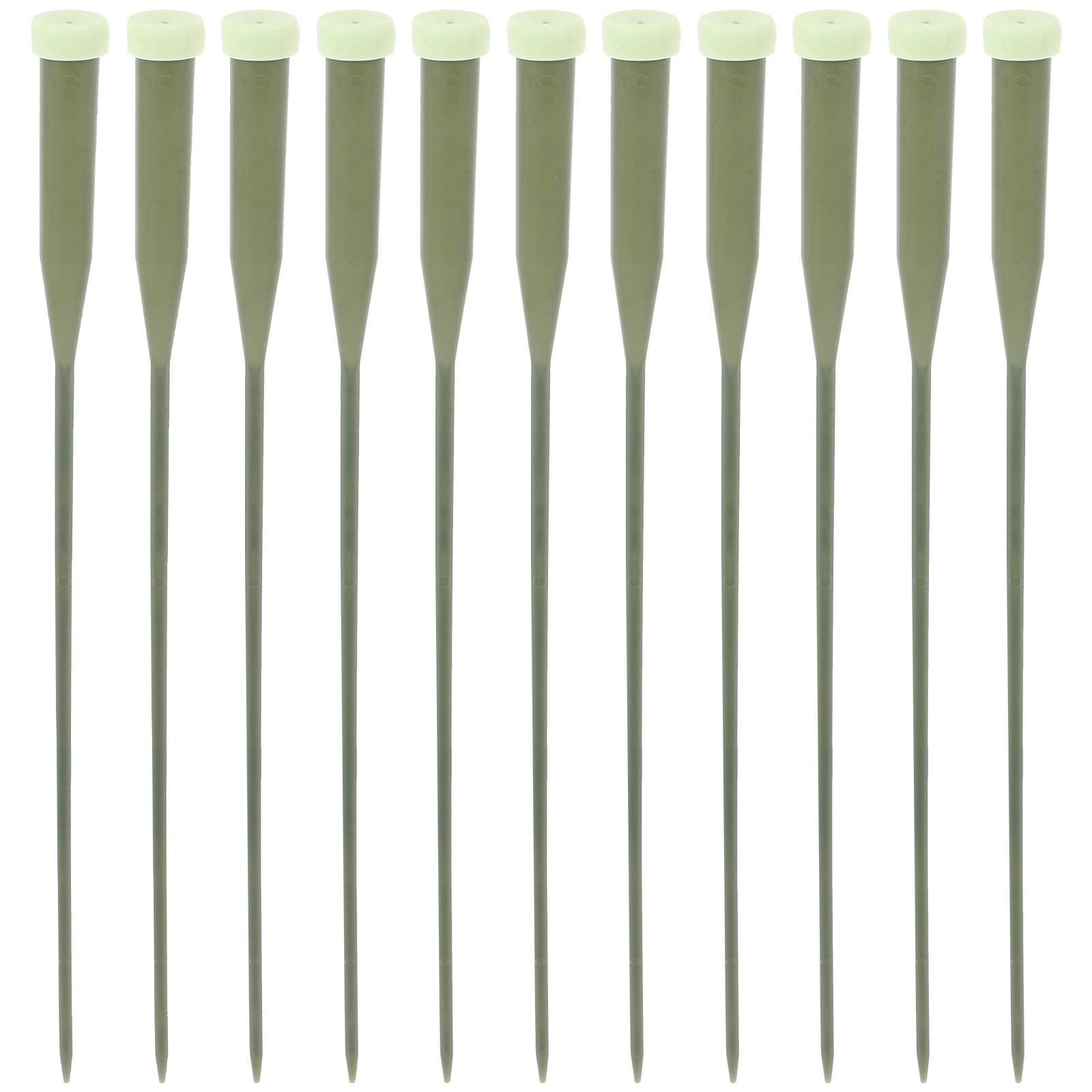 CIMAXIC Flower Tubes Green Plastic for Decoration and Freshness 50Pcs ...