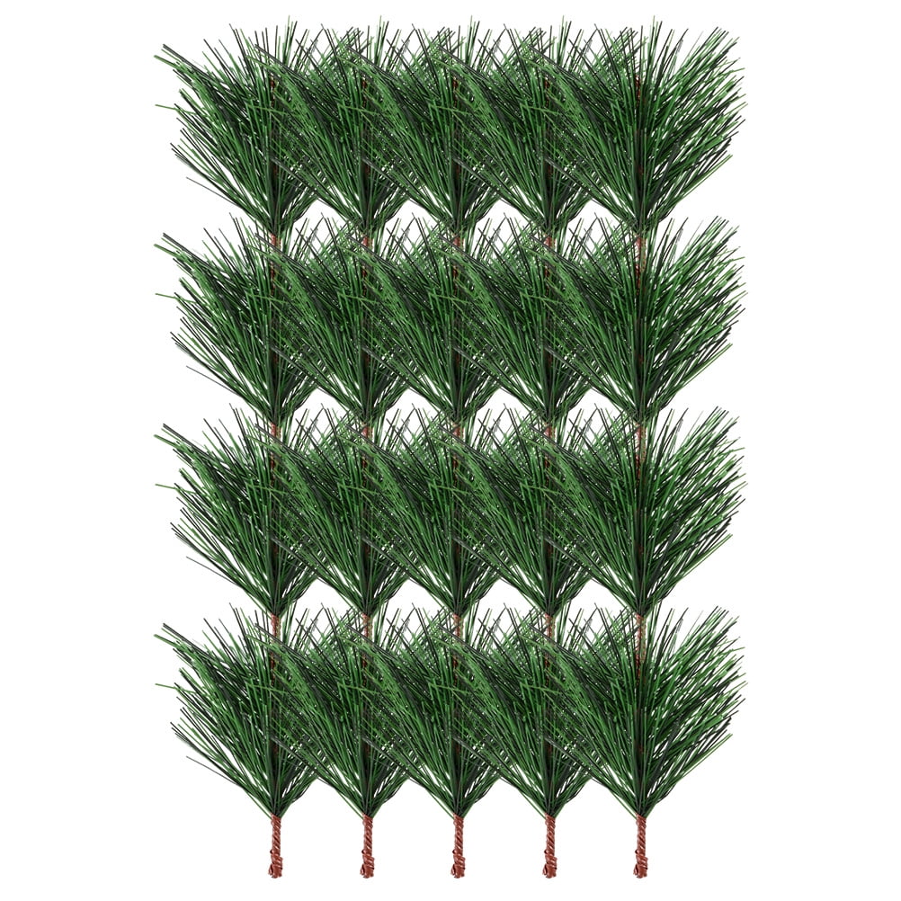 50 Pcs Plastic Pvc Pine Needles Simulation Artificial - Walmart.com