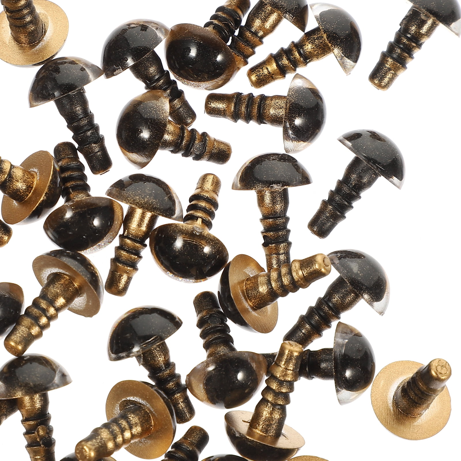 50 Pcs Plush DIY Cat Eye Toy Eyes Eyeballs for Crafts Plastic Doll ...