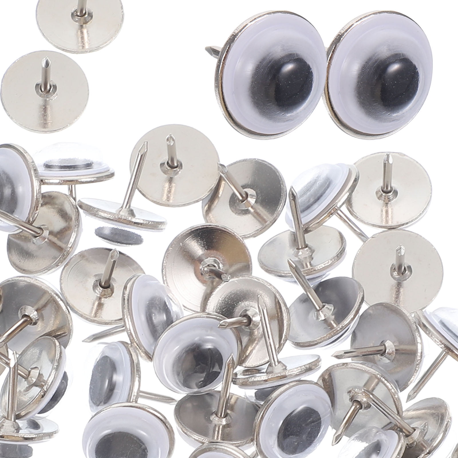 50 Pcs Portable Eye Shaped Pushpins Safe Thumb Tacks Office - Walmart.com
