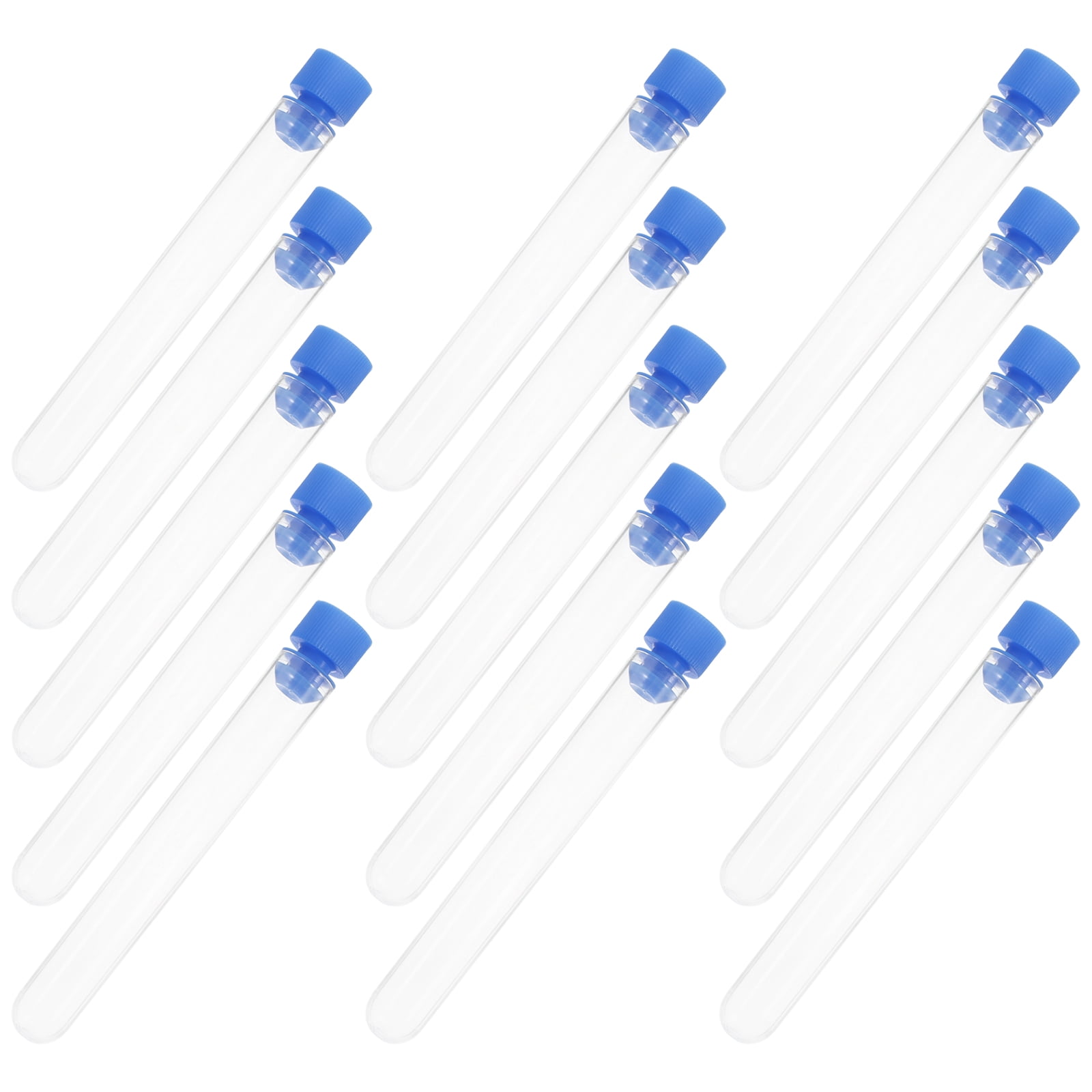 50 Pcs Poster Laboratory Transparent Test Tube Sampling Free with Cork ...