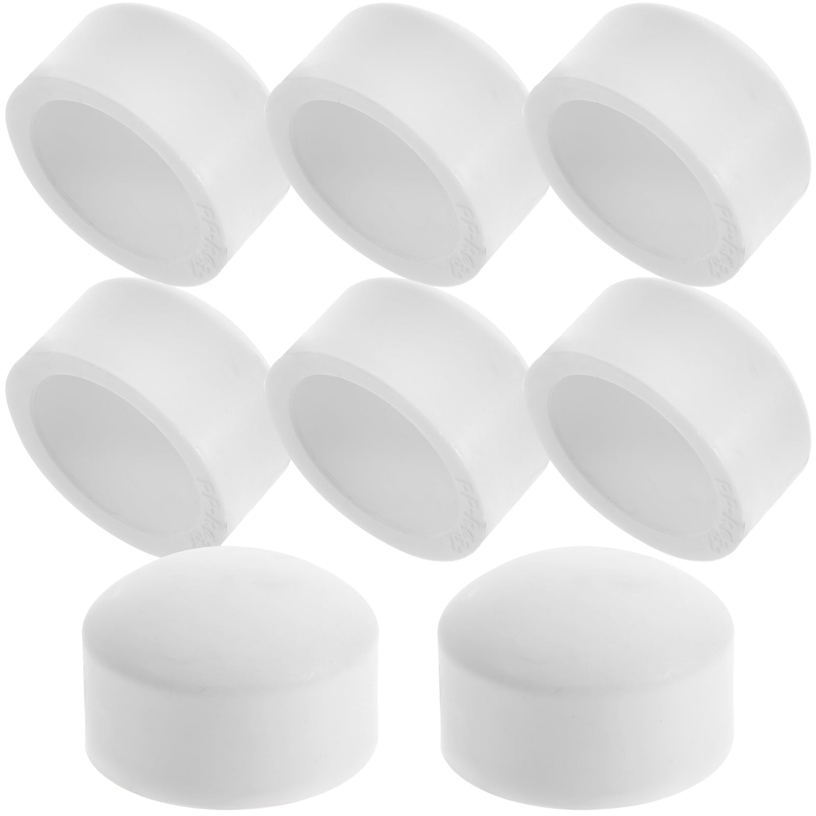 50 Pcs Ppr Cap Hose Pipe Fittings Round Tubing Connector End Caps Pvc ...