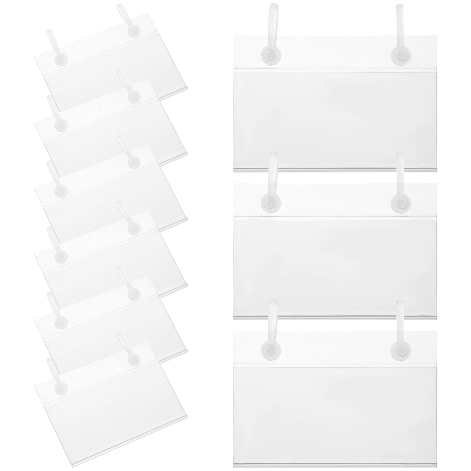 FRCOLOR 50Pcs Price Tag Holders for Shopping Mall Assorted Color PVC ...