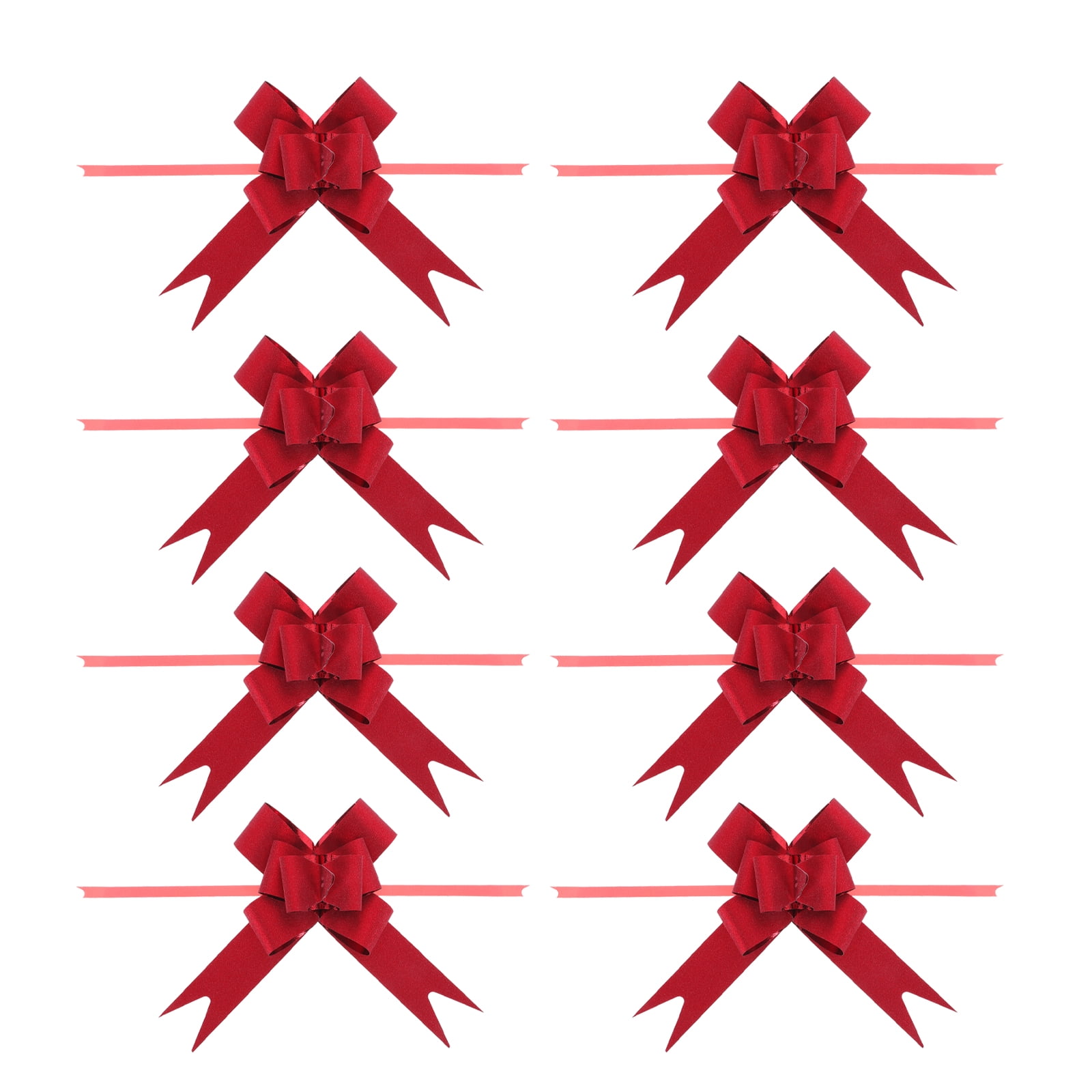 50 Pcs Pull Bows Boxes Flower Bow Valentine's Day Decorations Bride ...