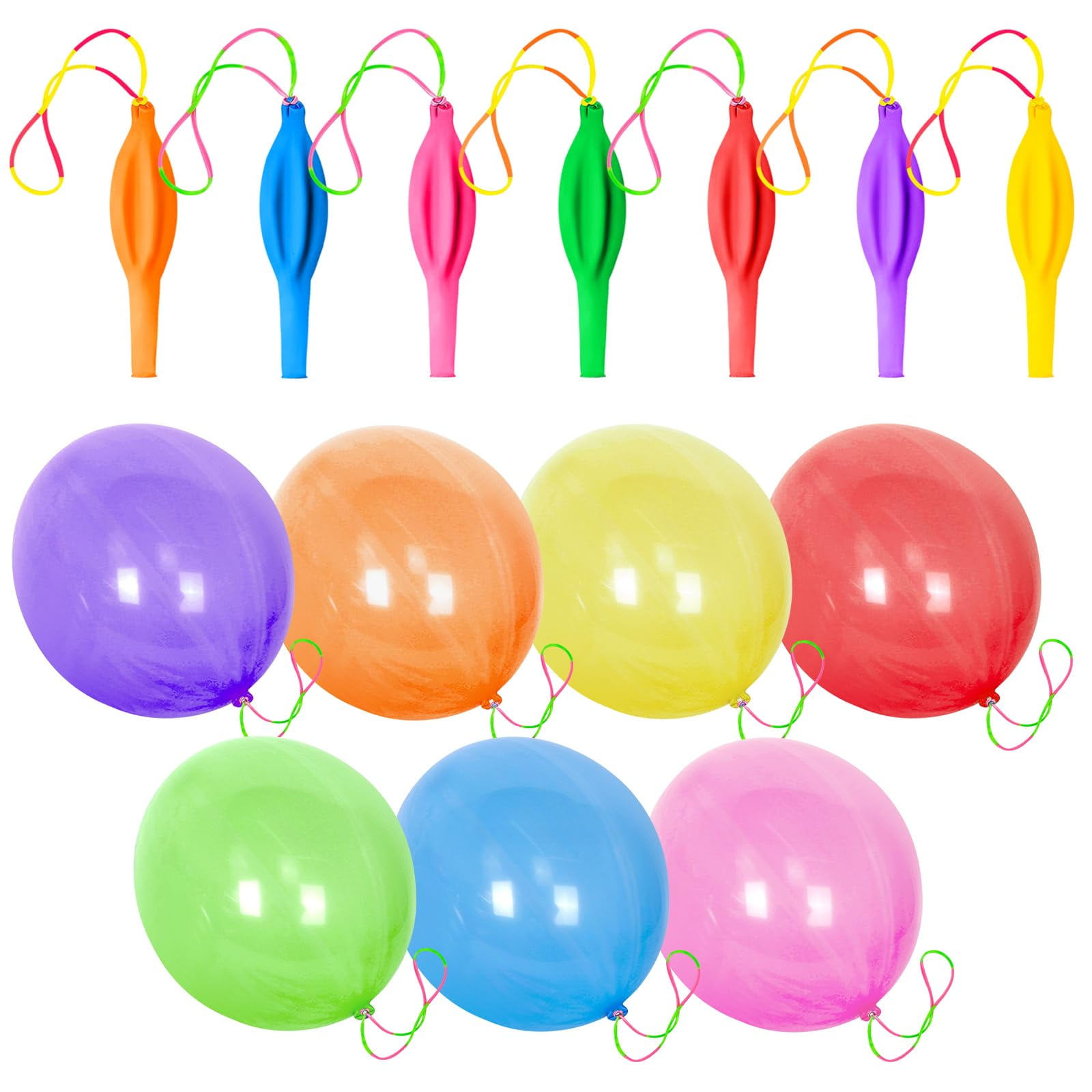 50 Pcs Punch Balloons, Strong Punching Balloons, Bounce Balls for Party ...