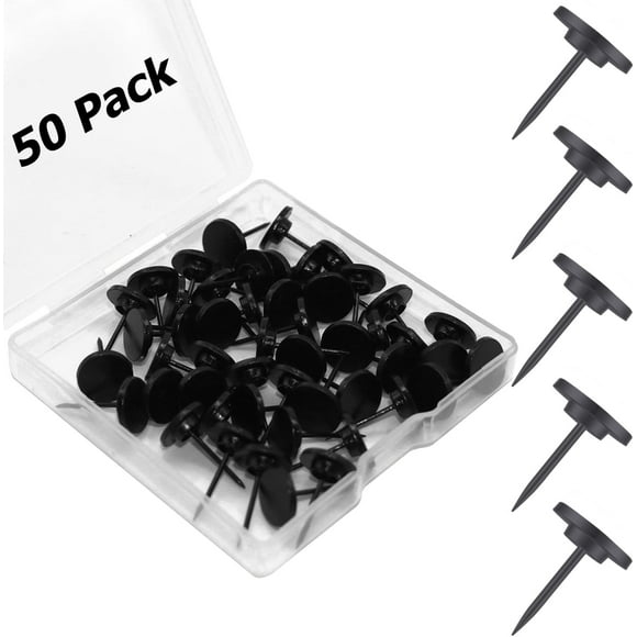 Black Thumb Tacks