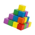 50 Pcs Rainbow Cubes Building Blocks Painting Child - Walmart.com