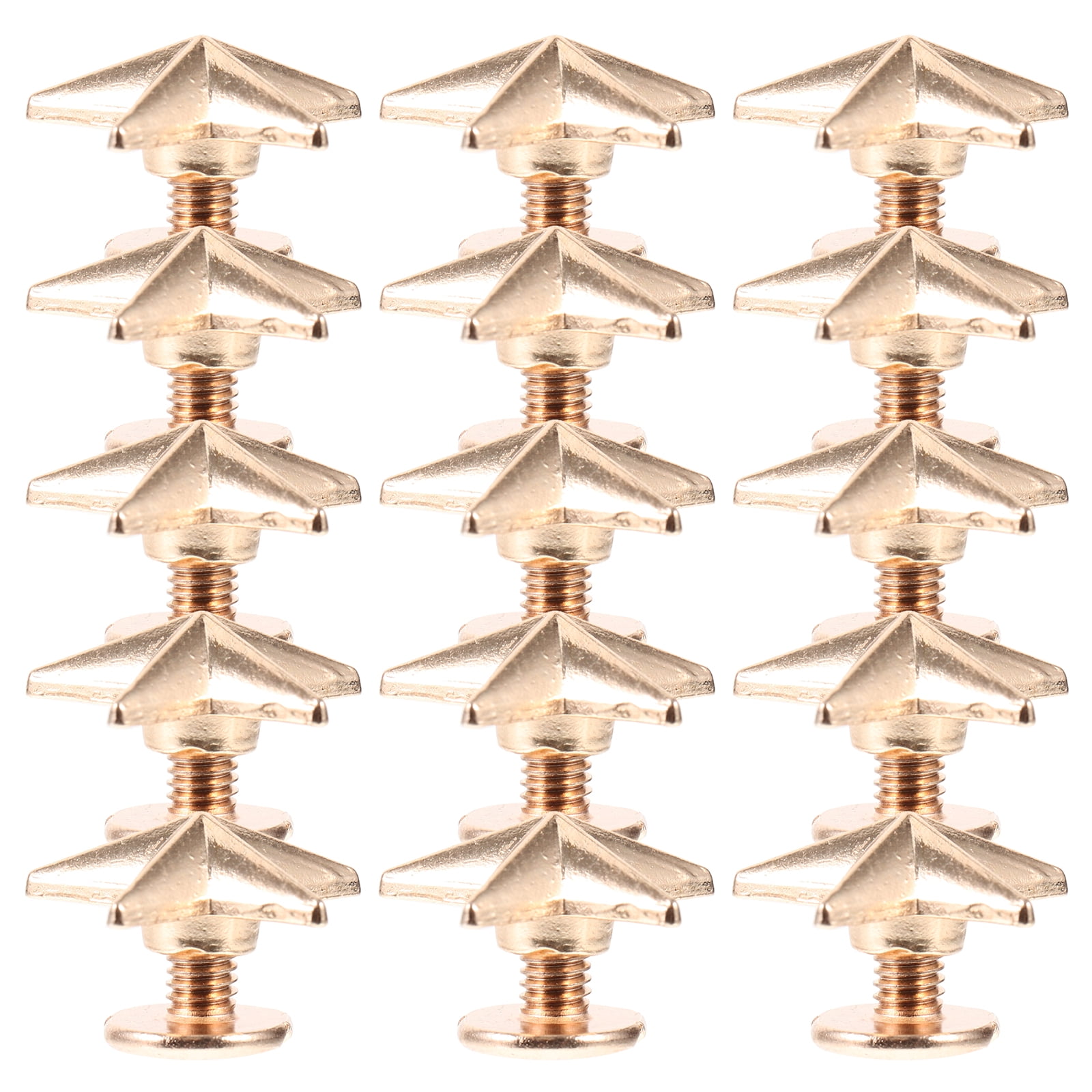 50 Pcs Ratchet DIY Five-pointed Star Rivets Clothing Use Studs 1.4X0 ...
