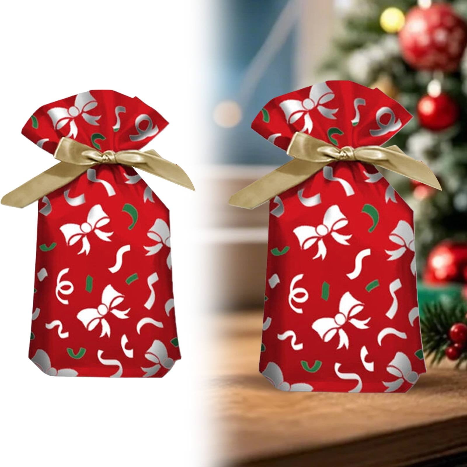 50 Pcs Red Ritual Knot Small Christmas Gift Bags, 5.9x1.18x9.05 inches ...