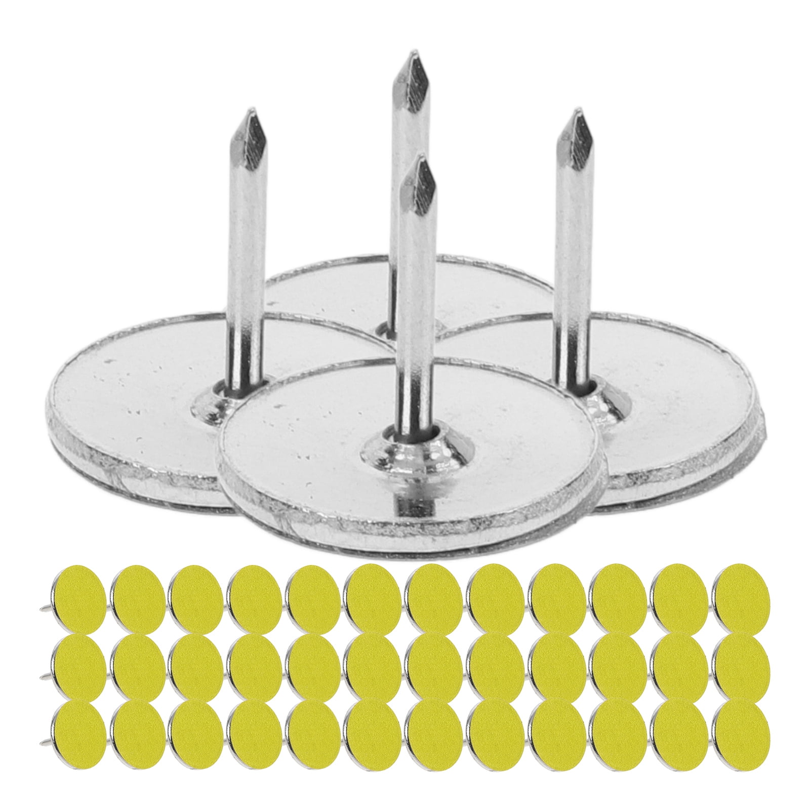 50 Pcs Reflective Pushpin Reflector Tacks for Tree Stand Trail Marking ...