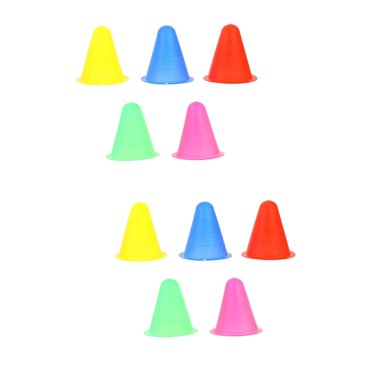 50 Pcs Roller Bollards Training Cone Mini Traffic Cones Child Anti-wind ...