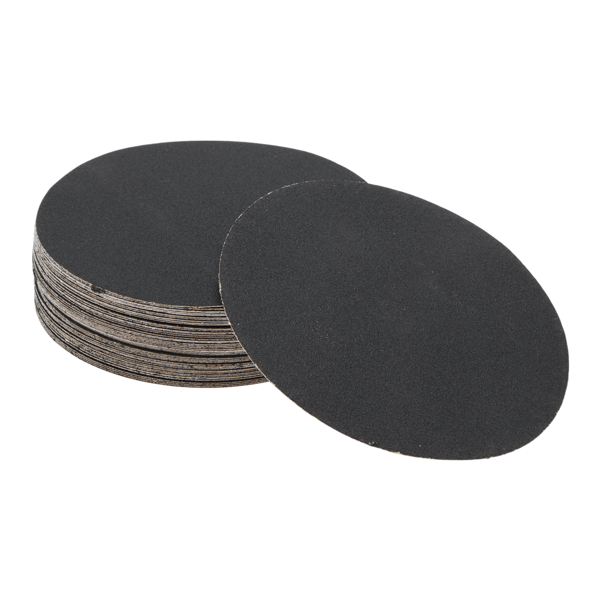 50 Pcs Round Sandpaper 180 Grit Hook and Loop Sanding Sheets Universal ...