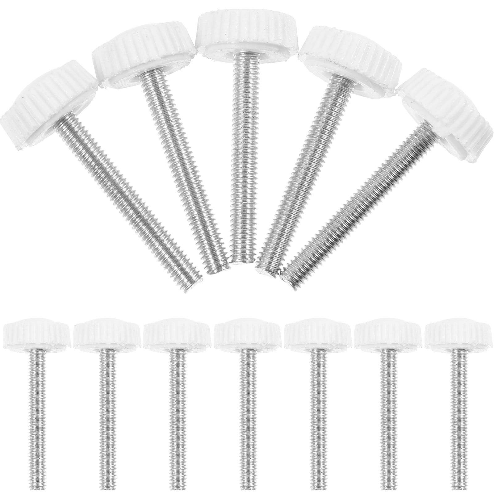 NIAIZEK 50pcs Round Head Knurled Handle Plastic Knobs Adjustable ...